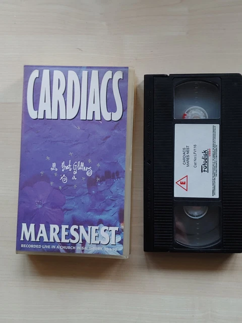 CARDIACS VHS VIDEO tape All that Glitters Is a Maresnest Live gig 1990 ...