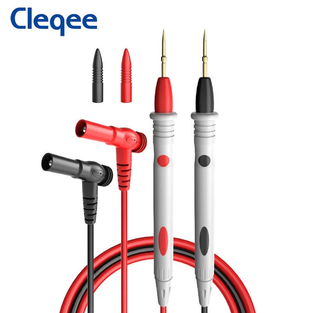 CLEQEE UNIVERSAL MULTIMETER Test Leads 1000V 20A for Digital Electrical ...
