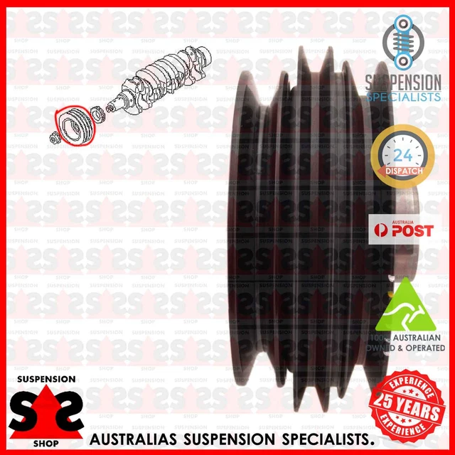 BELT PULLEY, CRANKSHAFT Suit NISSAN Navara 2.4 4x4 NAVARA (D22) EUR 132,40 - PicClick FR