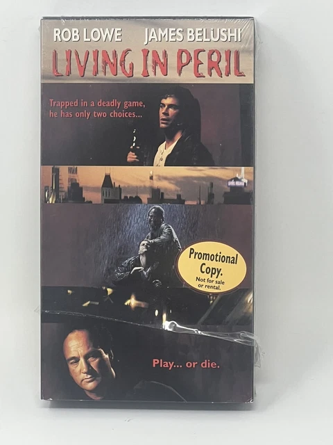 LIVING IN PERIL VHS Rob Lowe James Belushi -Promo Screener-Good Cond box1 £7.33 - PicClick UK
