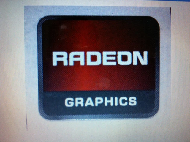 RADEON GRAPHICS STICKER 13.5 x 16mm Version AMD ATI Badge LOT 0F 3 USA ...