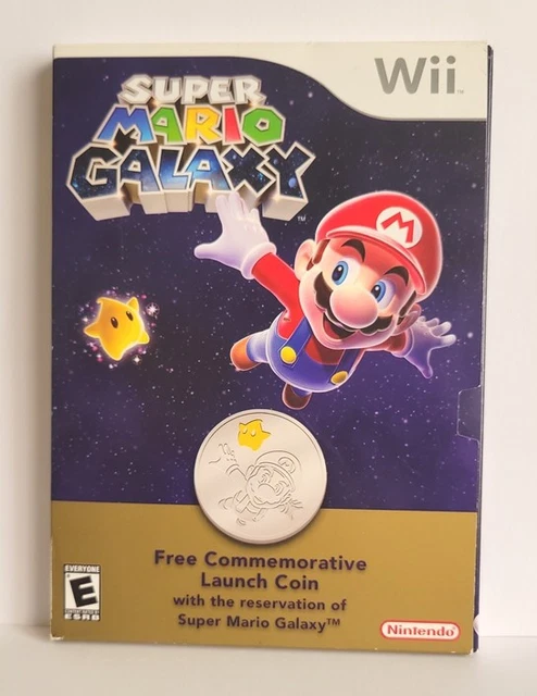 SUPER MARIO GALAXY Commemorative Launch Coin Complete Nintendo Wii £7. ...
