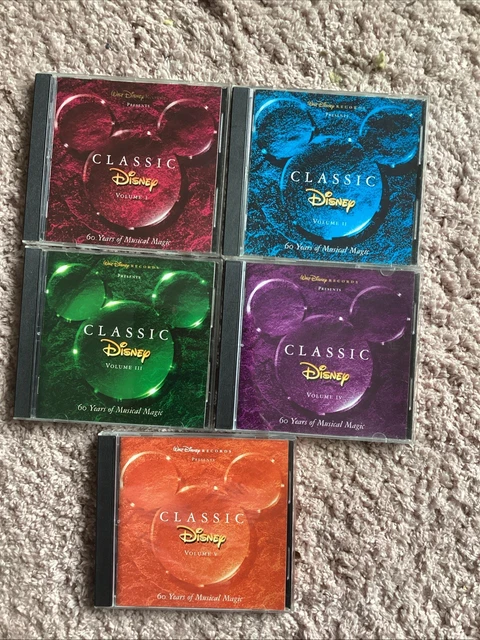 WALT DISNEY RECORD'S presents Classic Disney 5 CD box 60 years of ...