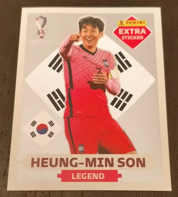 PANINI FIFA QATAR 2022 ~ HEUNG-MIN SON SILVER EXTRA STICKER figurina ...