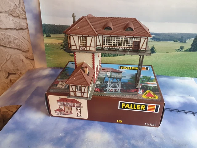 FALLER HO B - 125 Reiterstellwerk Club Modell gebaut OVP Anleitung ...