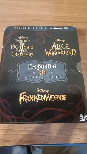 COFANETTO TIM BURTON 3D Collection - Blu Ray Raro. Edizione Italiana ...