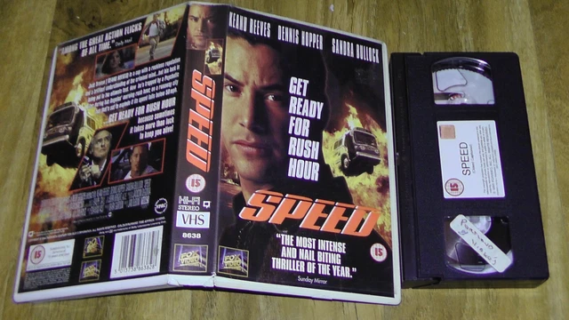 SPEED VHS VIDEO Tape Big Box Ex Rental CBS/FOX £4.99 - PicClick UK