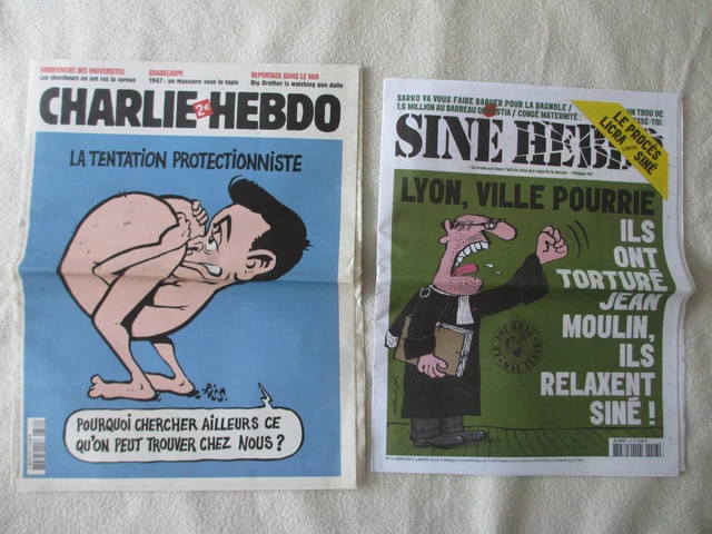 CHARLIE HEBDO N° 872 + Sine Hebo N° 26- 04/03/2009 EUR 5,00 - PicClick FR