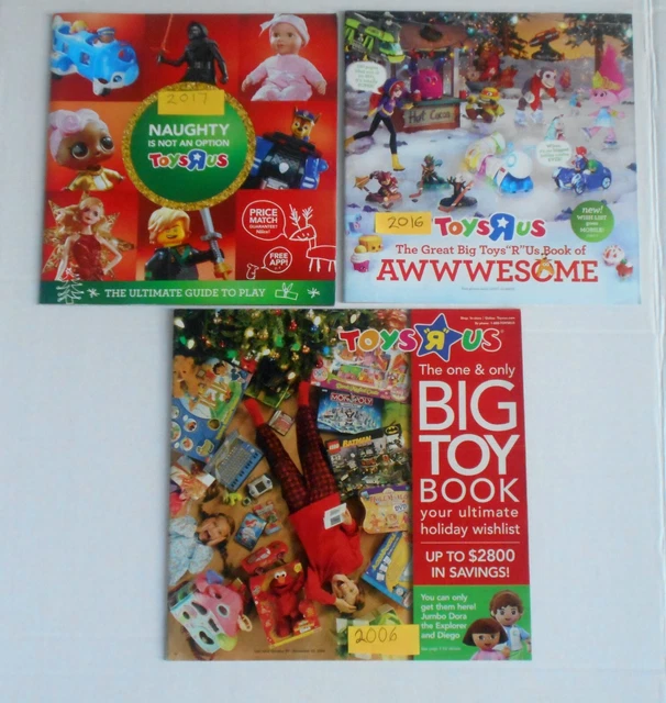 TOYS R US Christmas Big Book Catalogues set of 3 $42.73 - PicClick AU