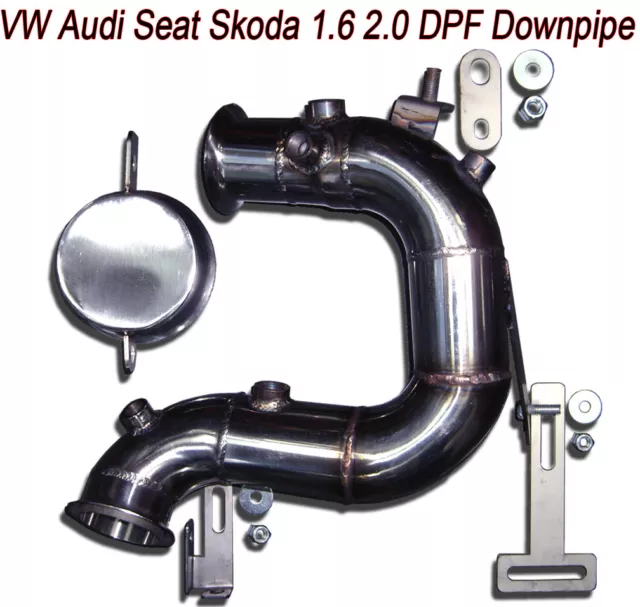 TUBO RIMOZIONE DOWNPIPE FAP DPF VW Golf 7 VII 2.0 110 150 184 TDI GTD ...