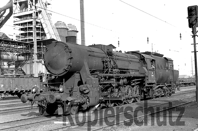 ORIGINAL DAMPFLOK NEGATIV - ÖBB 52 5052 in Leoben 1968 EUR 15,50 ...