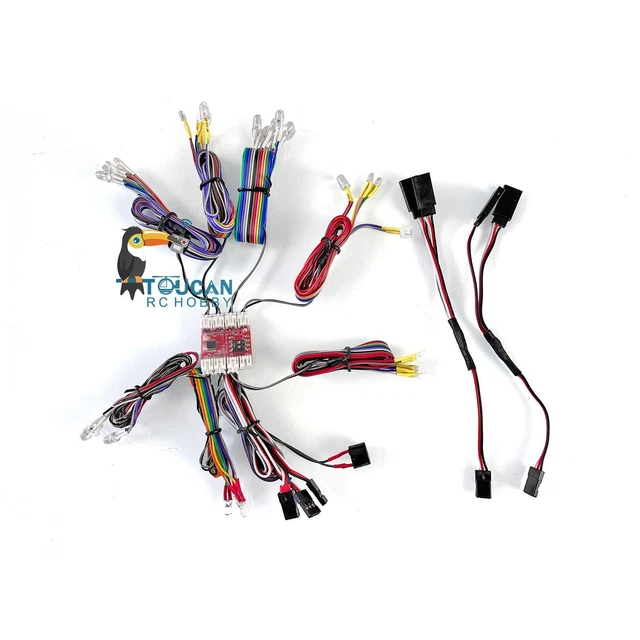 JDM LIGHT SYSTEM For Tamiya LESU Kabolite 1/14 Tipper Dumper Tractor ...