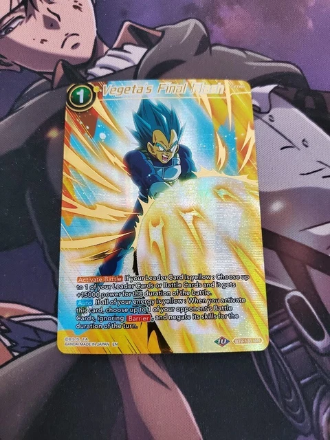 DBS - VEGETA'S Final Flash BT9-133 IAR Universal Onslaught NM $9.99 ...