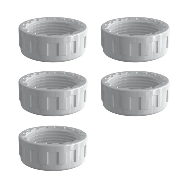 10PCS ROUND FEMALE Thread Hose Connector With Rubber Seals Water Tube ...