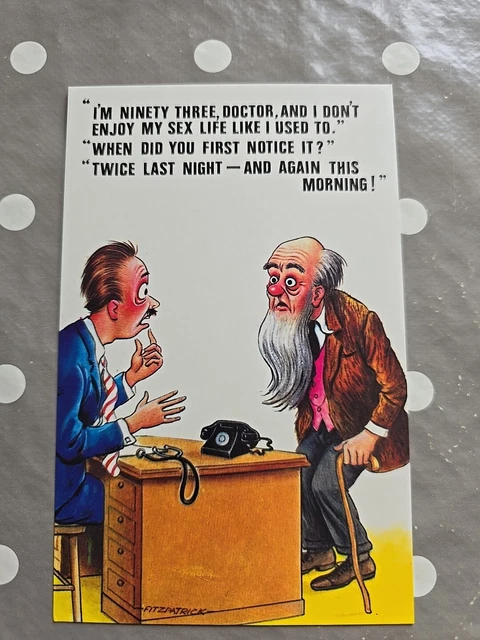 VINTAGE SAUCY SEASIDE Comic Postcard Bamforth Black Triangle No 850 ...