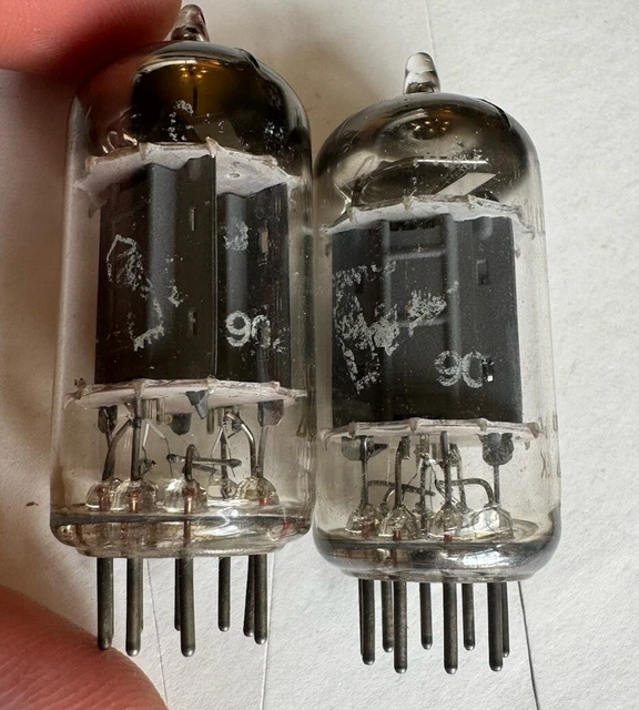 MATCHED PAIR AMPEREX ECC83 12ax7 mC6 Δ8k Foil D Getter Bugle Boy Holland 1958 £314.00 - PicClick UK