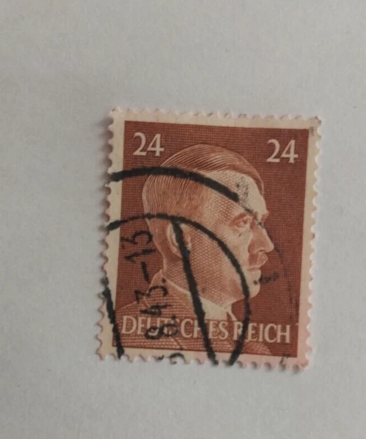 BRIEFMARKE ADOLF HITLER 24 Pfennig - Deutsches Reich (gestempelt) EUR 5,50 - PicClick DE