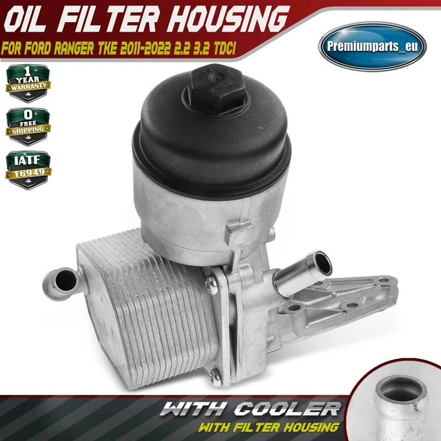 OIL FILTER HOUSING & Cooler for Ford Ranger TKE 2011-2022 2.2 3.2 ...