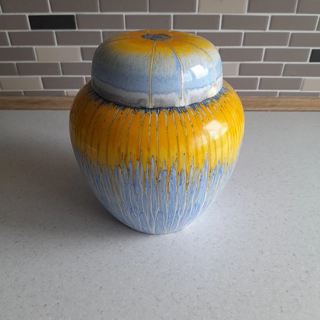 VINTAGE SHELLEY Art Deco Ginger Jar Harmony, Drip Ware Pottery 1930s £ ...