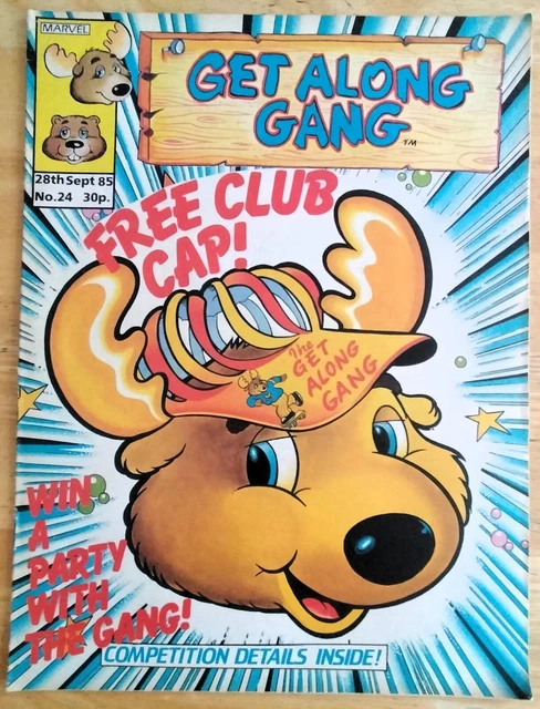 MARVEL - GET Along Gang Magazine - Issue 24 - 1985 £10.00 - PicClick UK