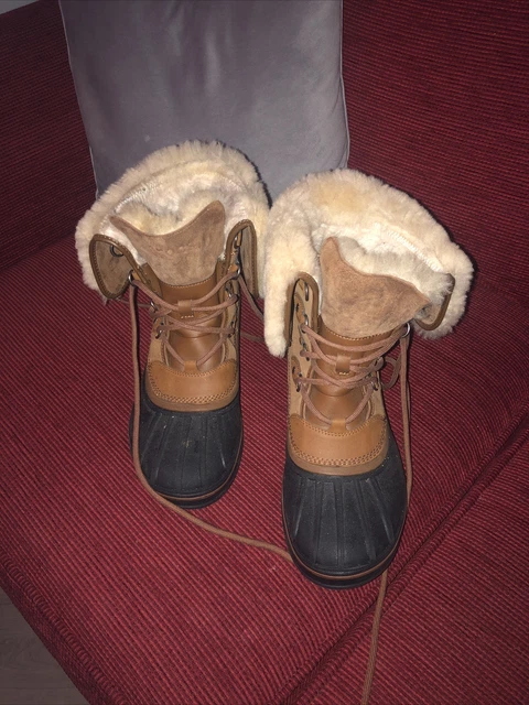 SHEEPSKIN CROCS MEN Size 9 From Canada £30.00 - PicClick UK