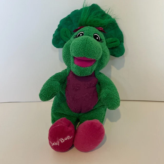 VINTAGE 2001 BABY Bop Barney Plush Stuffed Dinosaur Lyons Snuggly ...