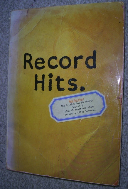 RECORD HITS THE British Top 50 Charts 1952-1977 + Us Chart Positions £2 ...