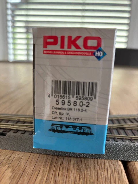 PIKO H0 59580-2 Diesellok BR 118 377-1 DR OVP wie neu EUR 140,00 ...