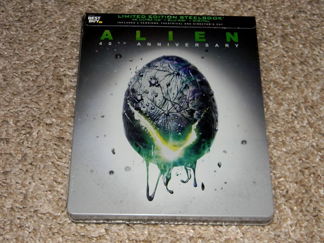 ALIEN 40TH ANNIVERSARY Steelbook (4K UHD, Blu-ray, 1979, esclusiva Best ...