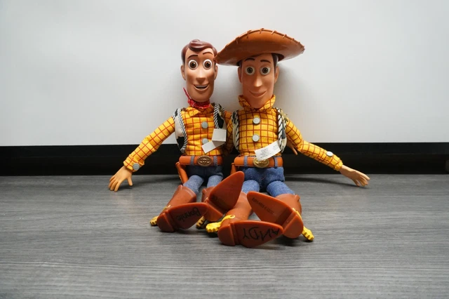 DISNEY PIXAR TOY Story Woody 15" Pull String 1 Missing Hand Needs ...