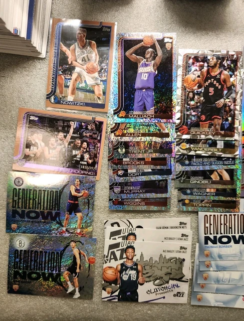 2025-26 TOPPS BASKETBALL NBA Huge Lot (1,000+) Rookies, Inserts ...