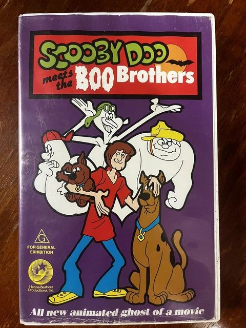 VHS SCOOBY DOO Meets The Boo Brothers Rare Hanna Barbera Worldvision ...