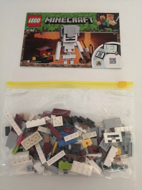 LEGO MINECRAFT-BIGFIG SKELETT mit Magmawürfel - 21150 Minecraft (21150 ...