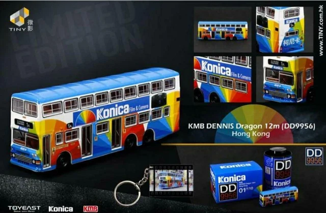 TINY KONICA KMB DENNIS DRAGON 12m ( 1A ) 1/110 Limited HONG KONG NEW £ ...