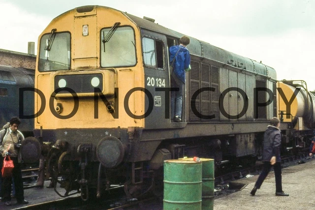 UK DIESEL TRAIN Railway Photograph Of Class 20 20134 Loco. (Rm20-229) £ ...