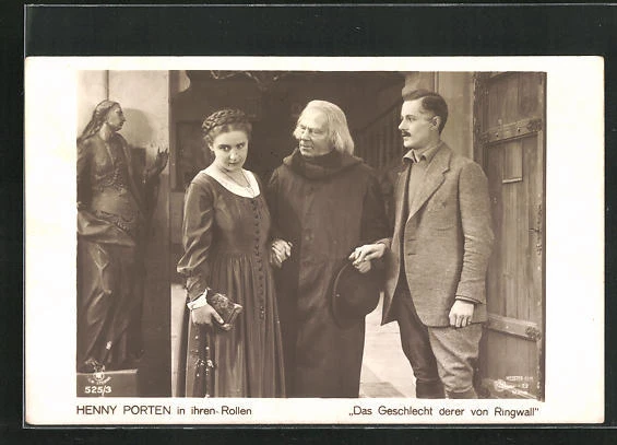AK SCHAUSPIELERIN HENNY Porten in einer Filmszene aus Das Geschlecht derer von £5.11 - PicClick UK