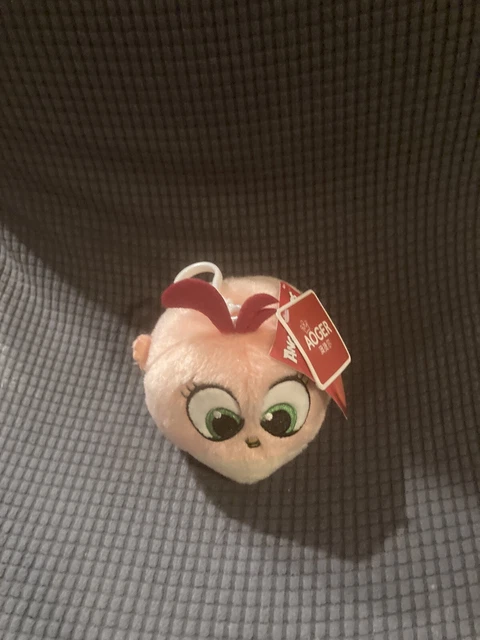 ANGRY BIRDS STELLA Green Eyes Stuffed Animal Plush Backpack Keychain ...
