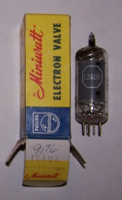 NEW OLD STOCK Minniwatt 12AU6 RF (50MHz) Pentode 7 pin valve $10.00 ...