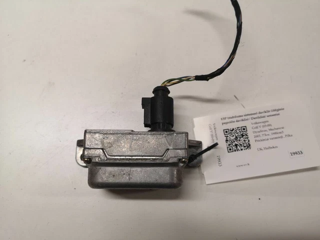 VOLKSWAGEN GOLF V 2007 ESP acceleration yaw rate sensor 1K0907655B ...