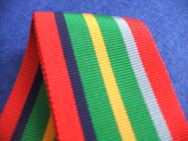 WORLD WAR II Pacific Star Medal Ribbon Full Size 16cm long £1.25 ...