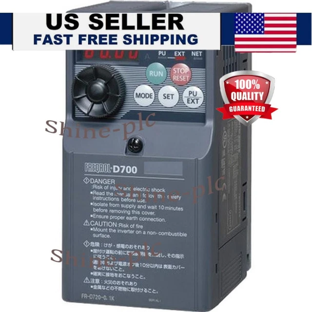 MITSUBISHI FR-D740-080-NA 5 HP AC Drive Compact Inverter VFD 380-480vac ...