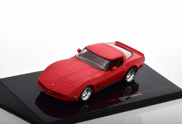 CHEVROLET CORVETTE C3 1980 Red Ixo Clc309N 1/43 Die Cast Model Rosso ...