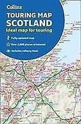 SCOTLAND TOURING MAP Collins Maps Book £41.01 - PicClick UK