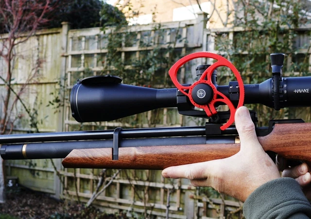 3D PRINTED AIR Rifle SCOPE WHEELS FOCUS/PARALLAX WHEELS - Lever/mag ...
