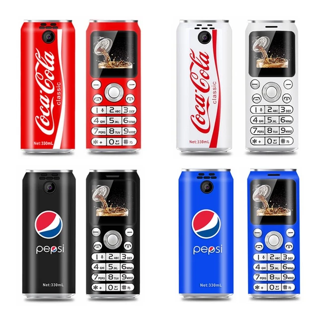 UNLOCKED POCKET COKE Pepsi Kola Design Mini Mobile Phone Dual Sim ...