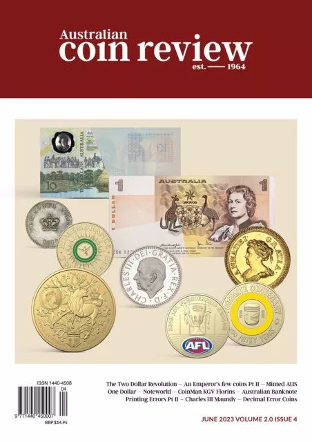 AUSTRALIAN COIN REVIEW Magazine Issue June 2023/ Vol 2.0 Issue 4 EUR 14,05 - PicClick FR