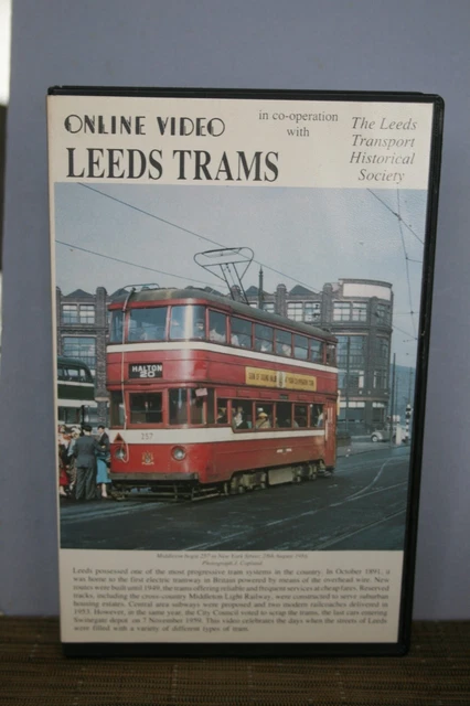 LEEDS TRAMS ONLINE Video on VHS. Excellent condition. £9.04 - PicClick UK
