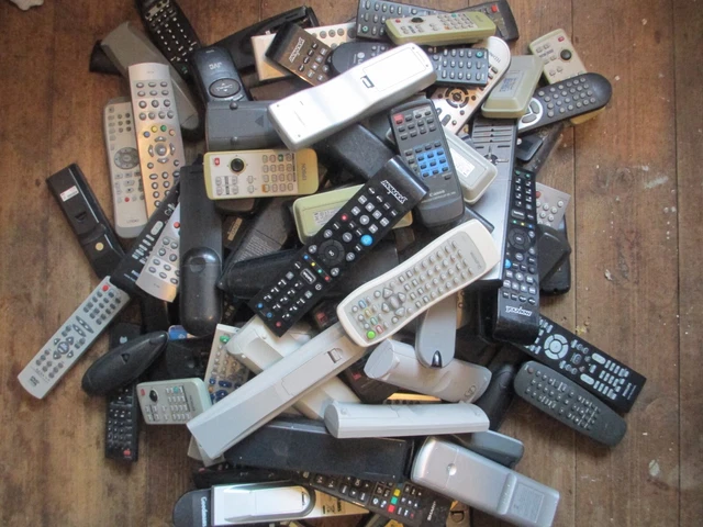 JOB LOT X100 TV DVD Remote Controls Various Tested and Cleaned £29.99 ...