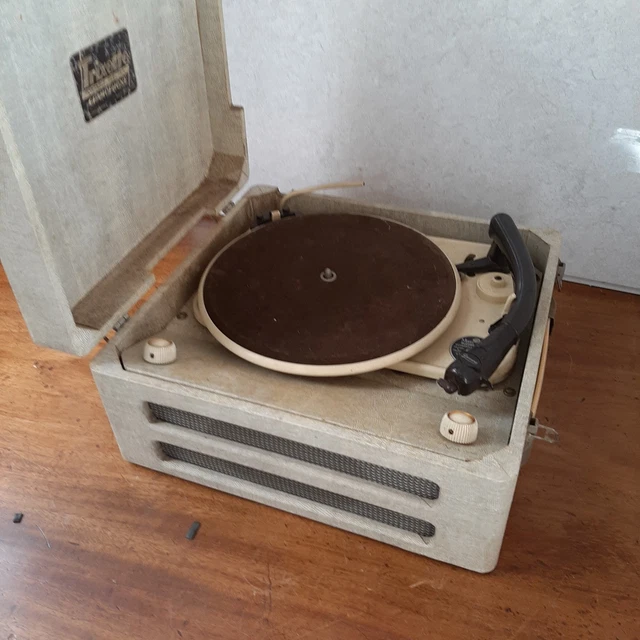 TRIXETTE GARRARD MODEL T Turntable Valve Record Player like Dansette ...