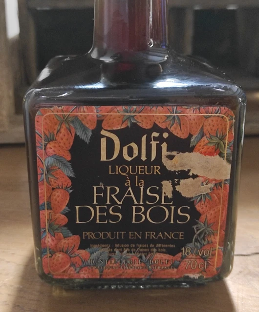 BOUTEILLE DOLFI LIQUEUR Fraise des Bois - 70cl - Années 1980s EUR 25,00 ...